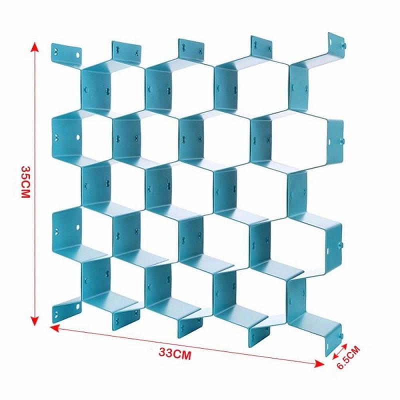 Plastic Honeycomb Drawer Divider Organizer - 8 Piece (Color may vary ...