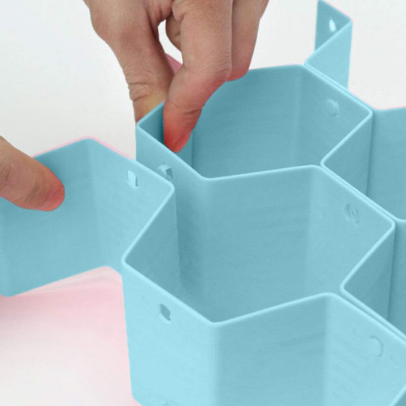 Plastic Honeycomb Drawer Divider Organizer - 8 Piece (Color may vary ...