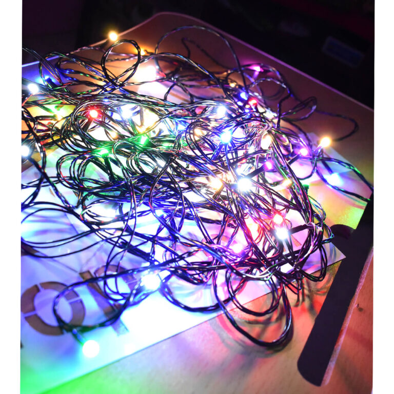 Multicolor pixel LED jhalar light (18 meter long) - Raipurshop.com