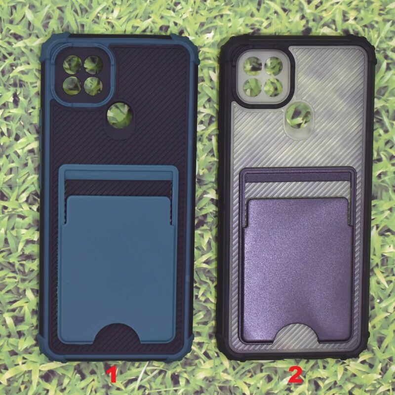 Realme C21 mobile back cover with camera protection & ATM card holder