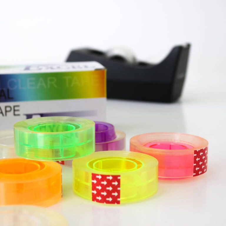 Crystal clear tape to protect from scratch & clear visibility