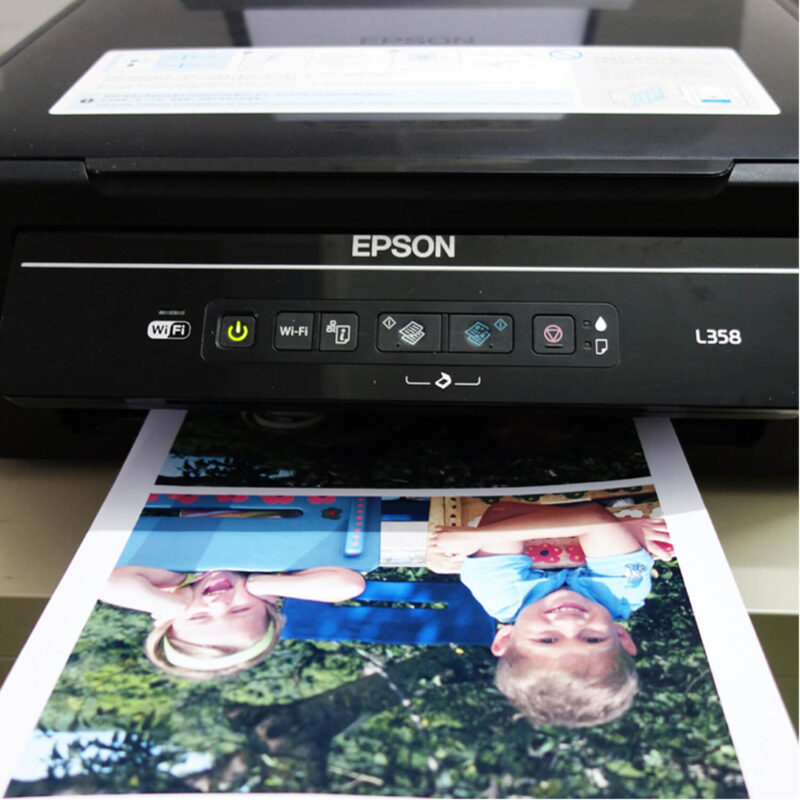 Glossy photo printing paper for inkjet printer (50 sheets)