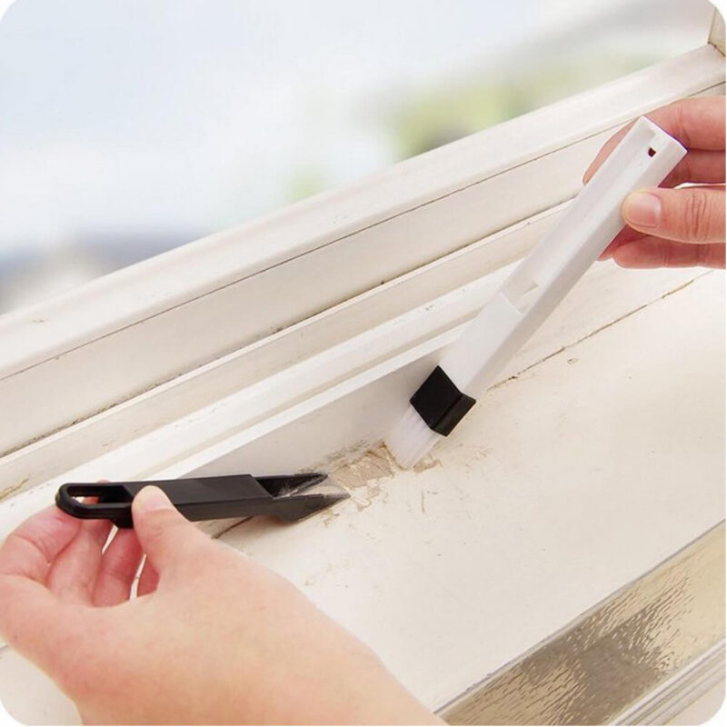 Mini dust cleaning brush for window frame, keyboards, corners