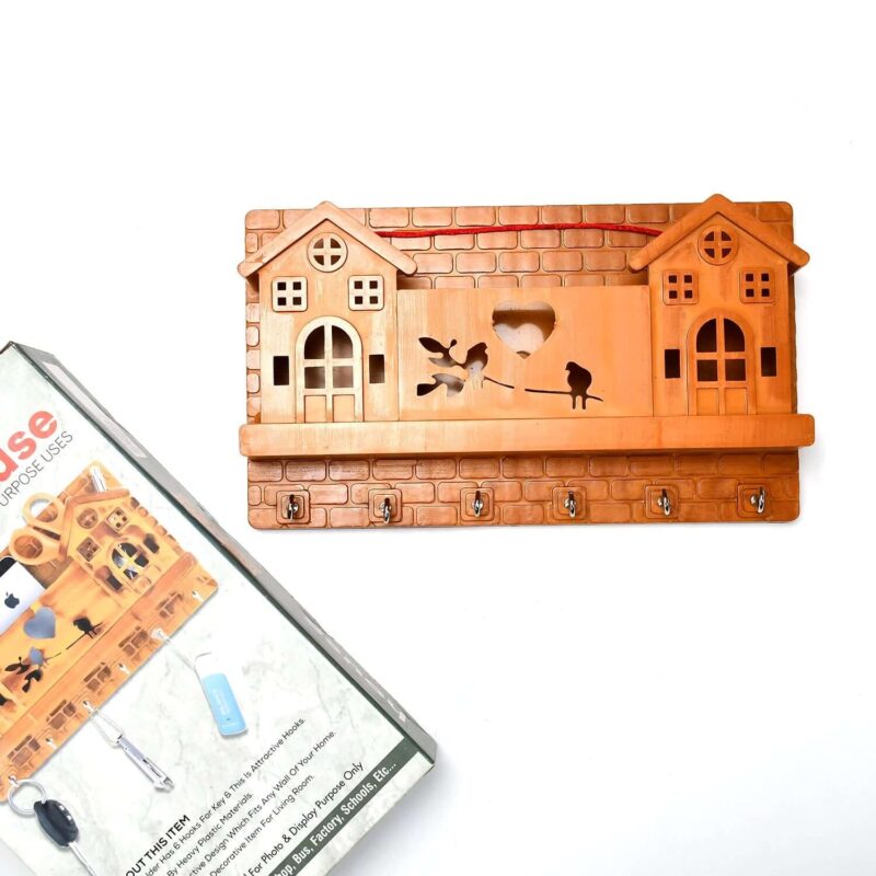 Multipurpose wall mounted house design key holder - Raipurshop